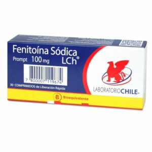 FENITOINA 100 MG X 30 COMPRIMIDOS – FARMACIAS CHILE SPA