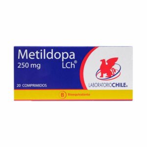 METILDOPA 250 MG X 20 COMPRIMIDOS – FARMACIAS CHILE SPA