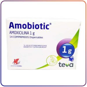 AMOBIOTIC 1 GRAMO X 14 COMPRIMIDOS – FARMACIAS CHILE SPA
