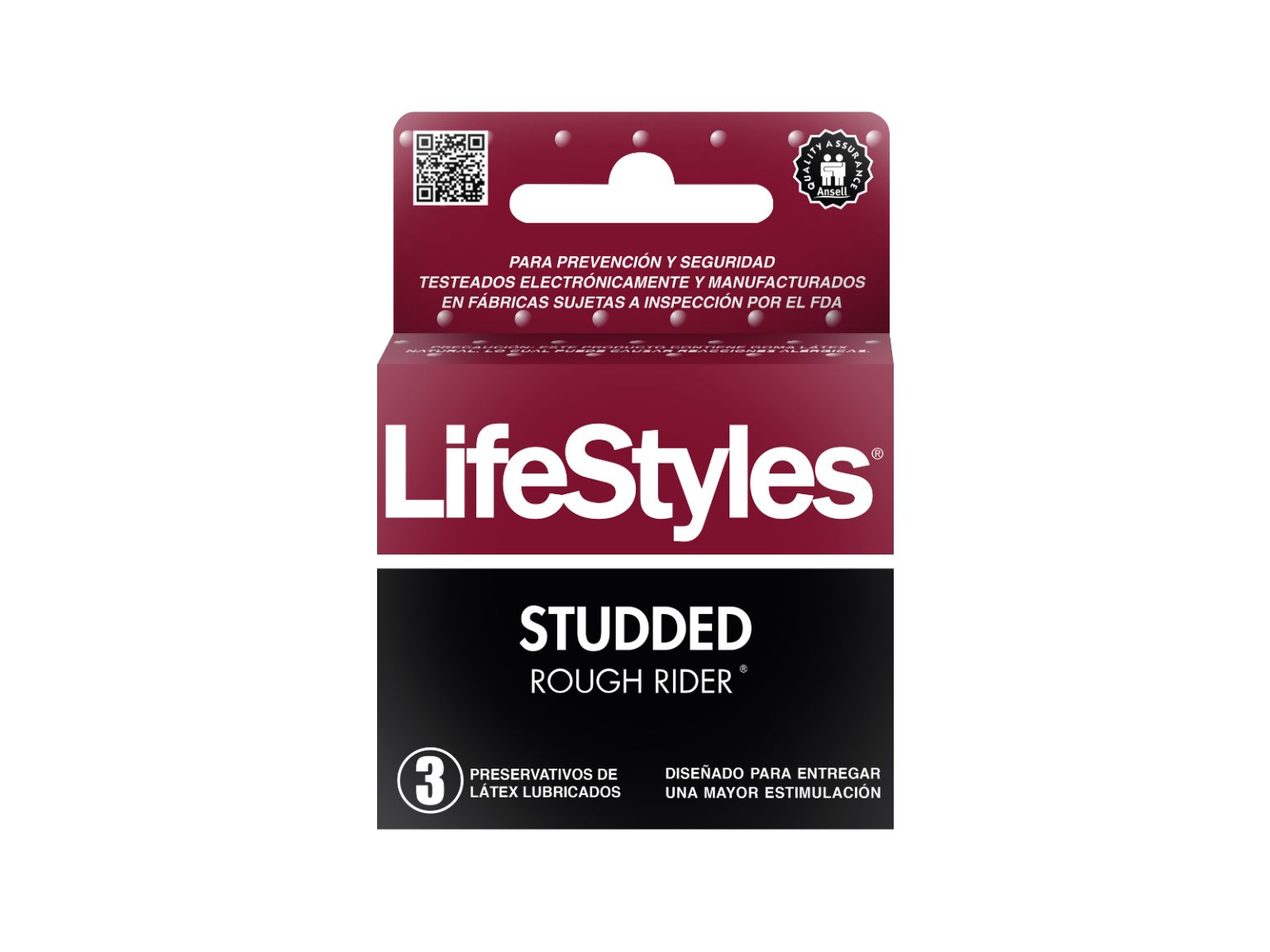 LIFESTYLES ROUGH RIDER STUDDED X 3 – FARMACIAS CHILE SPA