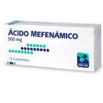 Ácido Mefenámico 500mg 10 Comprimidos – FARMACIAS CHILE SPA
